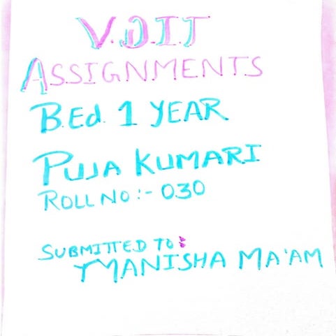 Assignment PSE2, BEd, 1st year | PDF
