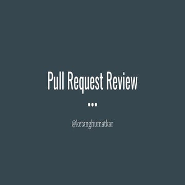 Pull request review | PPTX