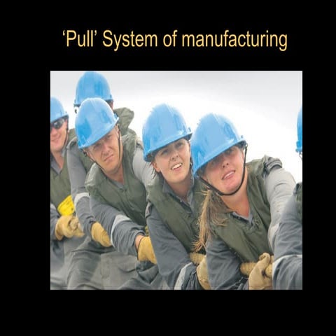 Pull system of manufacturing | PPT