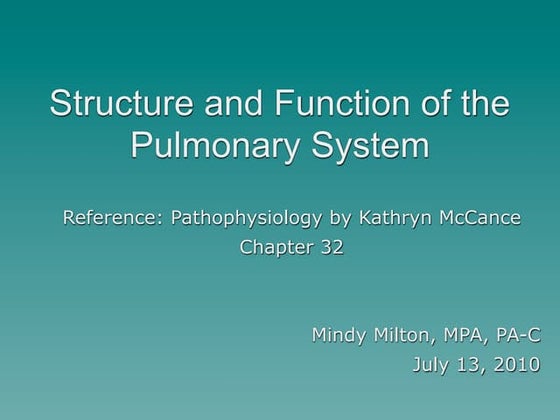 Lungs -Histology | PPTX