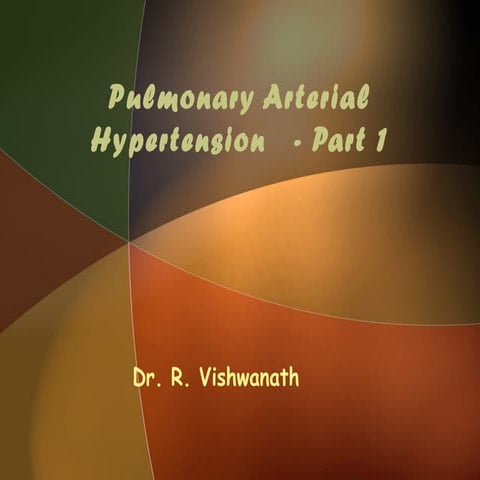 Pulmonary arterial hypertension | PPT