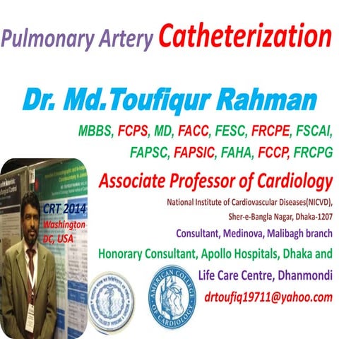 Pulmonary artery catheterization | PPSX