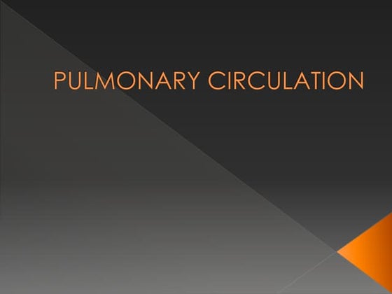 Pulmonary and systemic circulation | PPSX