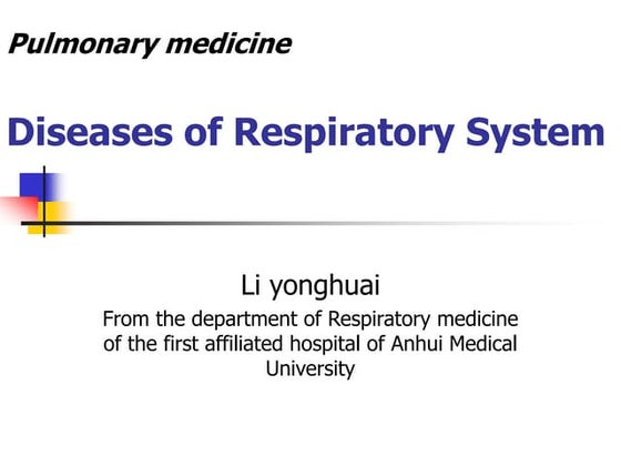 SIX KILLER DISEASES.pptx | PPTX | Lung and Respiratory Health ...