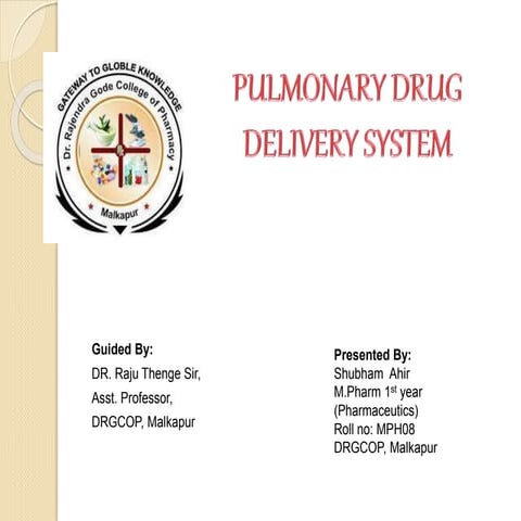 pulmonary drug delivery system.pptx