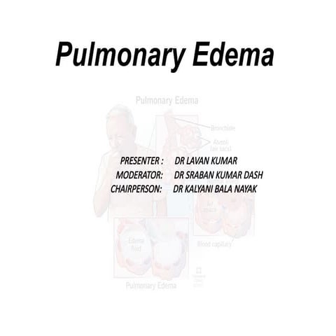 Pulmonary edema classification,management and its anesthetic ...