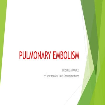 Pulmonary embolism .pptx