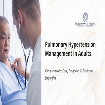 Medical Management of Pulmonary Hypertension in Mumbai, India.pptx