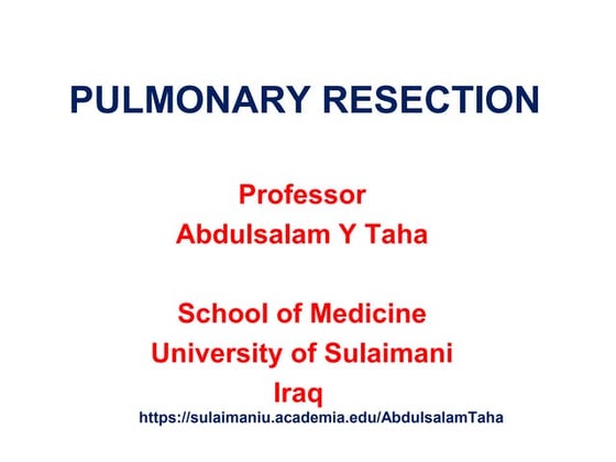 Lobectomy | PPT