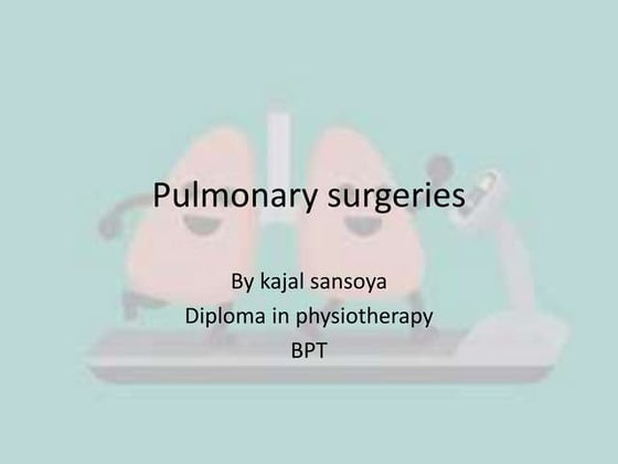 Thoracotomy | PPTX
