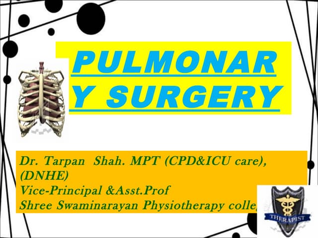 Thoracotomy | PPTX