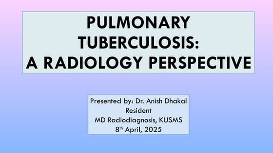 X-Ray: Miliary Tuberculosis | PPT | Diseases and Conditions | Medical Health