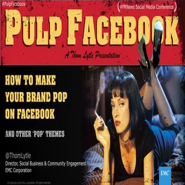 #PulpFacebook: How to make your brand POP | PPT