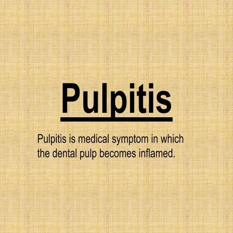 Pulpitis | PPTX