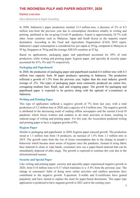 Paper Industry Report 2018 | PDF