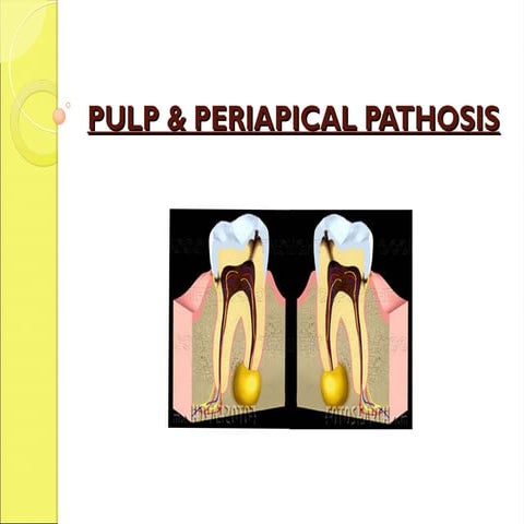 Pulp and periapical pathology presntation part 1 | PPT