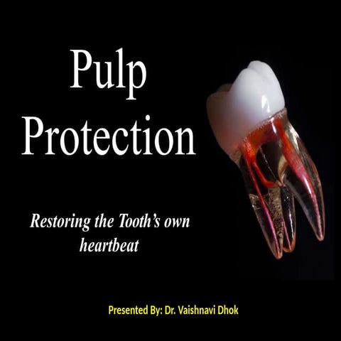 pulp protection varinsh pptx of conservative | PPT
