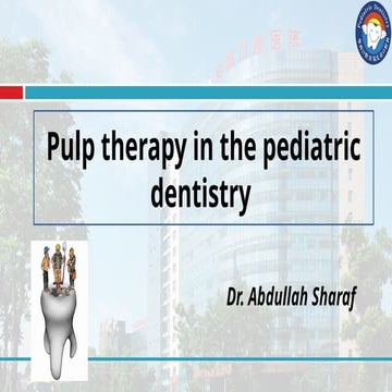 Pulp therapy.pptx in dentistry chaldraine | PPT