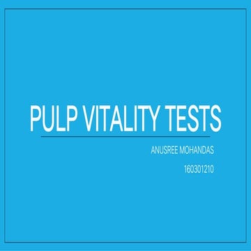 PULP VITALITY TEST.pptx