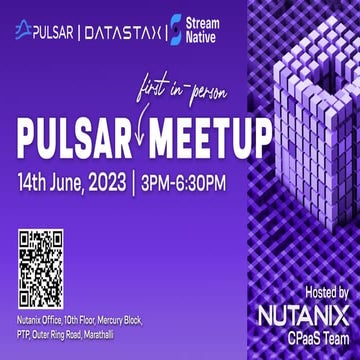 Apache Pulsar Design Choices and use-cases | PPT