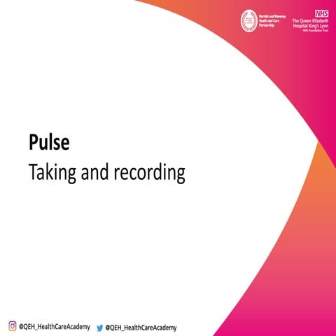 Examination of pulse | PPTX