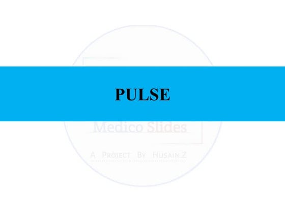DIFFERENT PULSE SITES (pulse -introduction & images) | PPTX