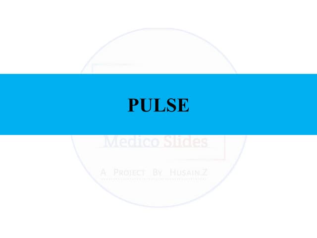 DIFFERENT PULSE SITES (pulse -introduction & images) | PPTX