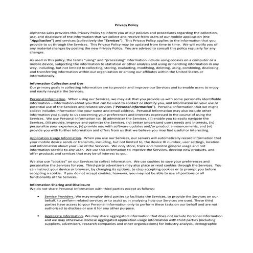 Pulse privacy-policy | PDF