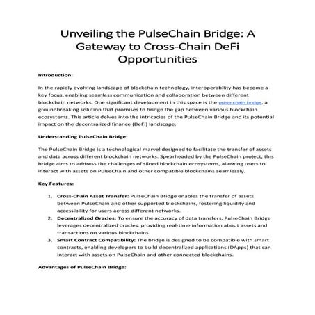 pulse chain bridge pulse chain bridge.pdf