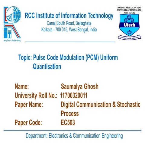Pulse Code Modulation Circuit