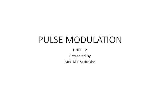 Ssb generation method | PPT