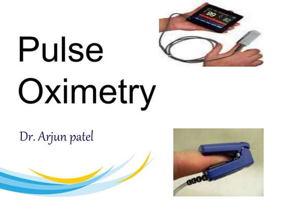 Pulse oximeter | PPTX