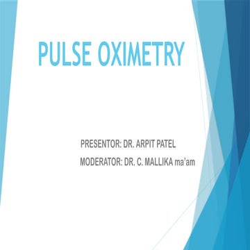 The Pulse Oximeter by Dr. Arpit Patel.pptx