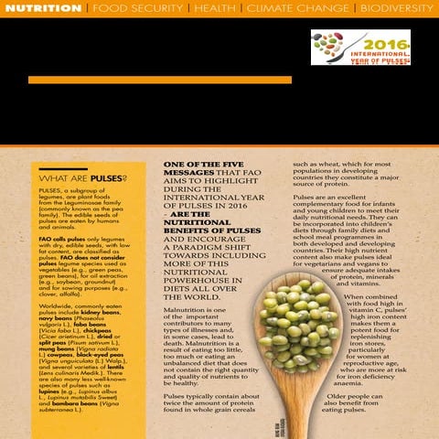 Pulses and nutritional benefits | PDF | Nutrition | Healthy Living