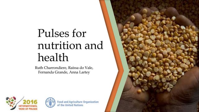 Presentation on pulses | PPTX