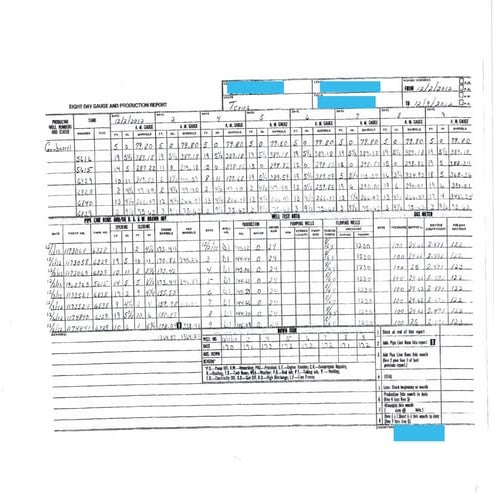 Pumper report template | PDF