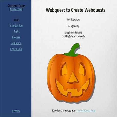 Pumpkin Webquest | PPT