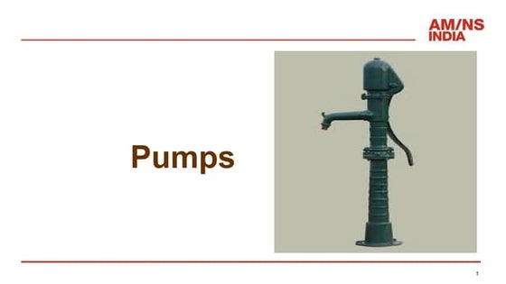 Pumps presentation | PPTX