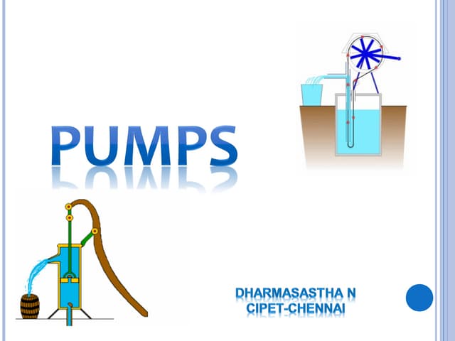 Pumps and types of pumps | PPT | Physics | Science