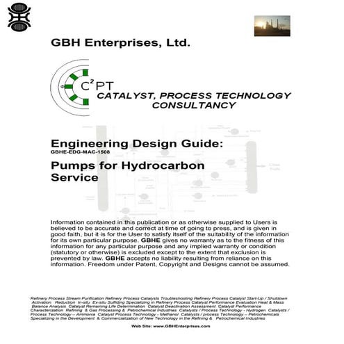 Pumps for Hydrocarbon Service | PDF