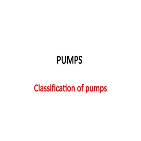PUMPS PPT.pptx A centrifugal pump is a hydraulic machine that converts ...