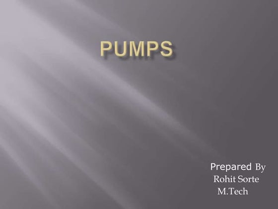 PUMPS | PPTX | Technology & Computing