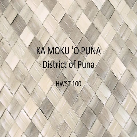 Puna | PPT