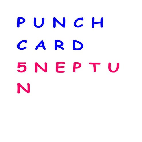 Punch card | DOCX