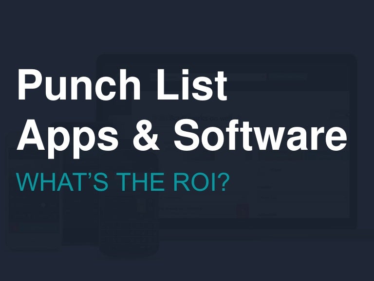 Punch List App software punch-list-app-software