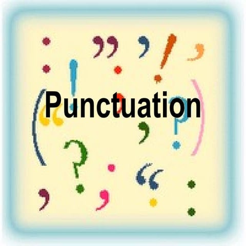Punctuation | PPT