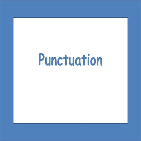 Punctuation | PPT