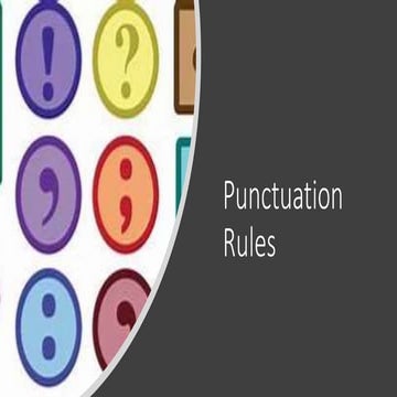 Punctuation | PPT