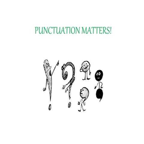 Punctuation pre test | PPT
