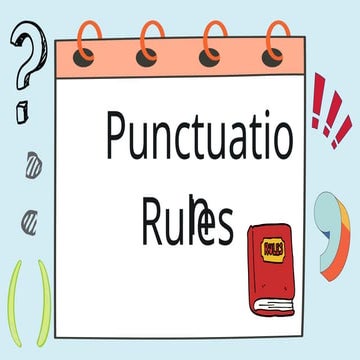 Punctuation-Rules.pptx unctuations and fun fun fun fun fun fun fun | PPTX
